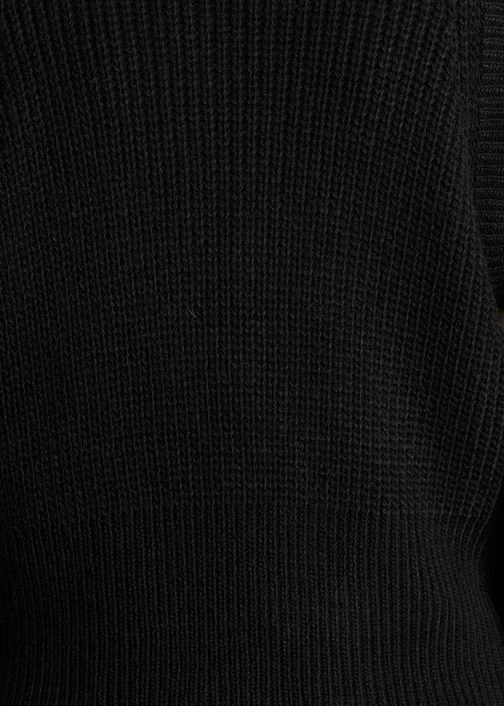 Pull noir sans manches col rond - La Fée Maraboutée