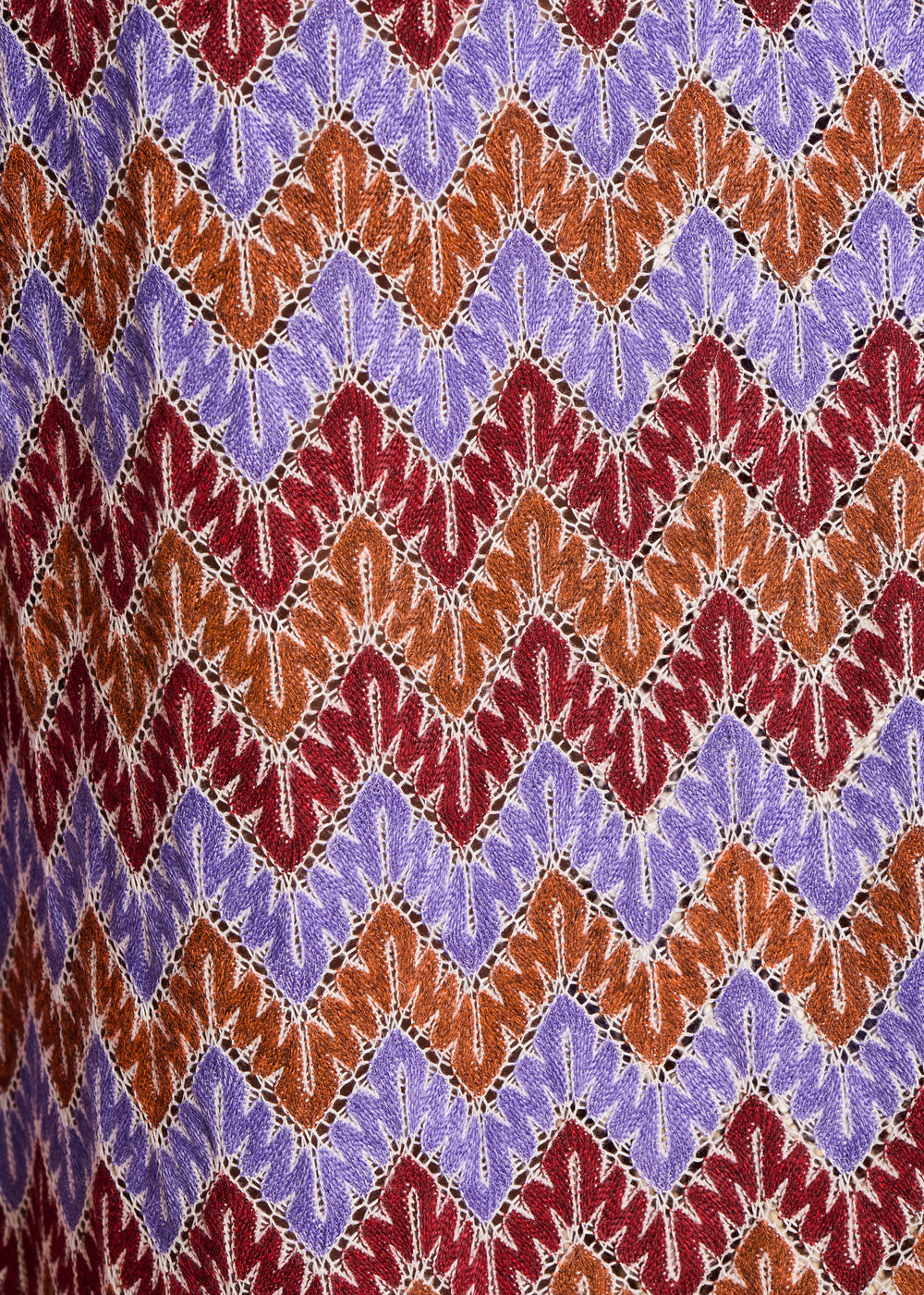 Sleeveless Purple Crochet Jumpsuit - La Fée Maraboutée