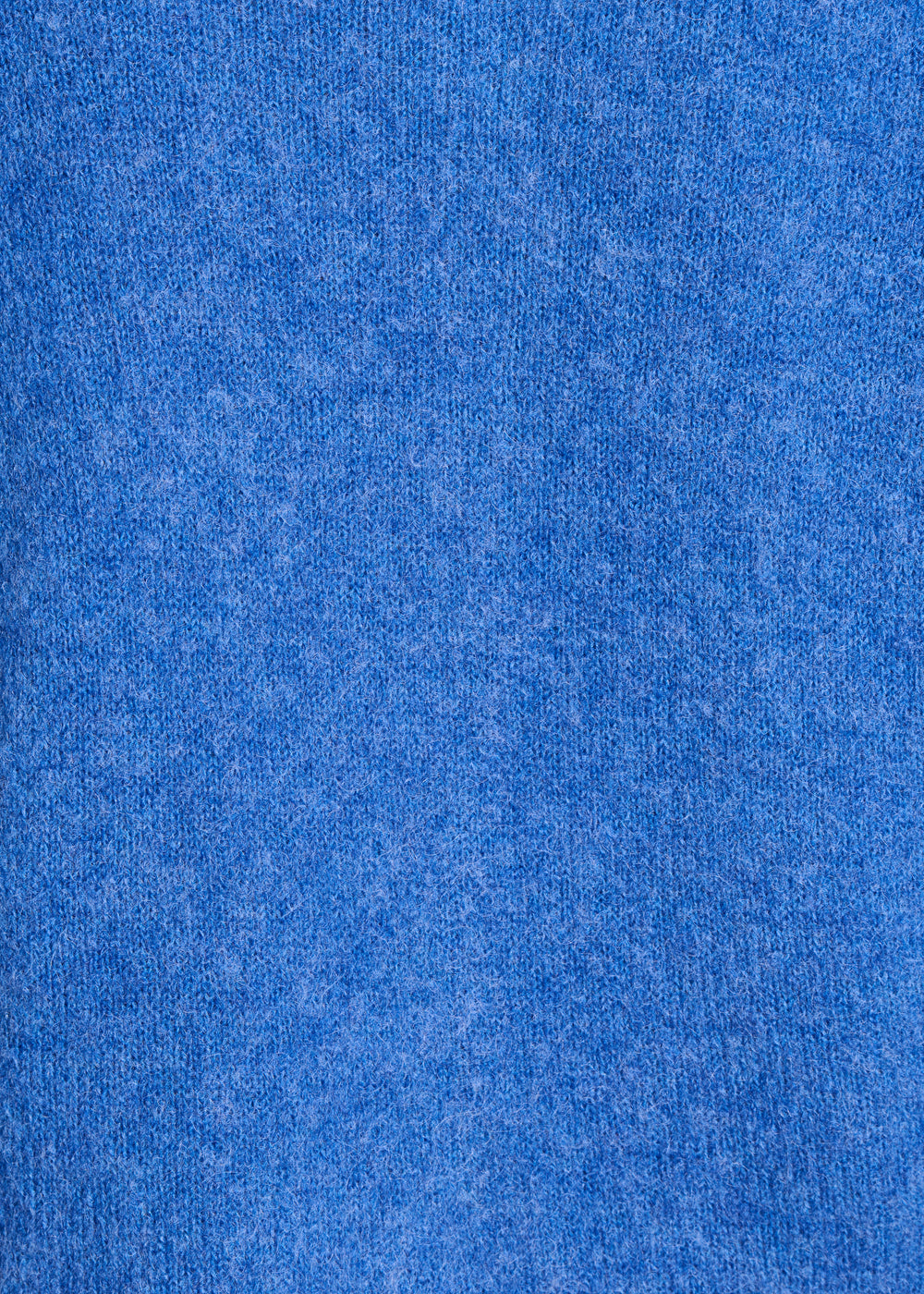 Straight short blue cardigan with round neckline - La Fée Maraboutée