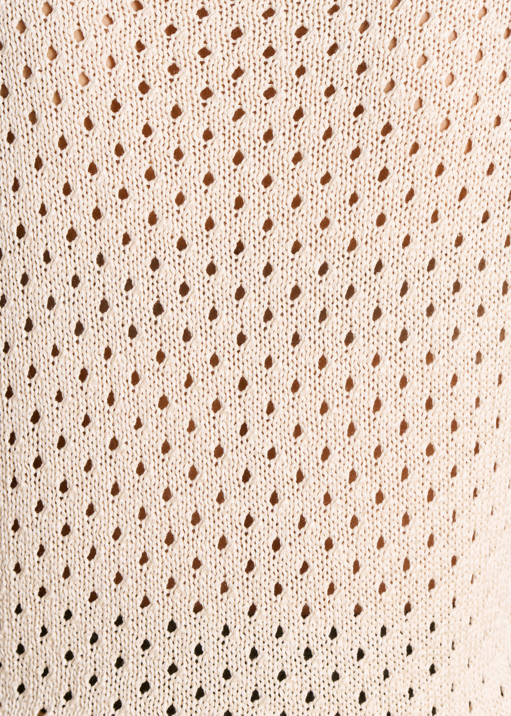 Pull sans manches en crochet écru - La Fée Maraboutée