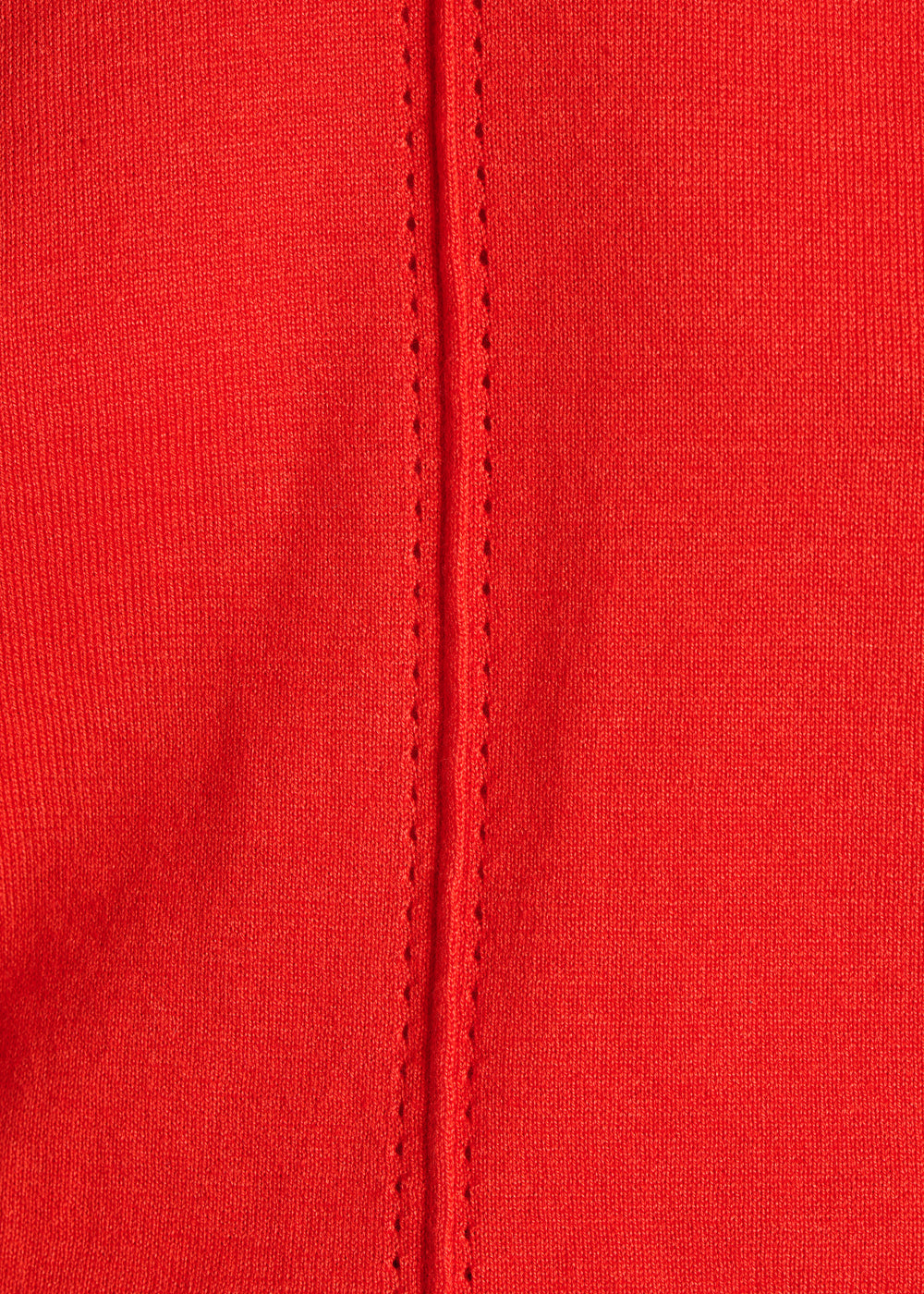Pull rouge oversize maille fine col rond - La Fée Maraboutée